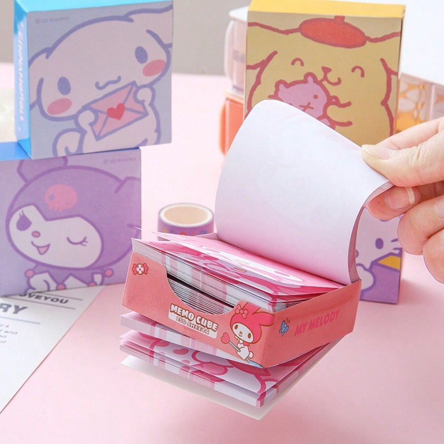 Sanrio Cartoon Sanrio Paper Brick Note Book Coolomi Big Eared Dog ...
