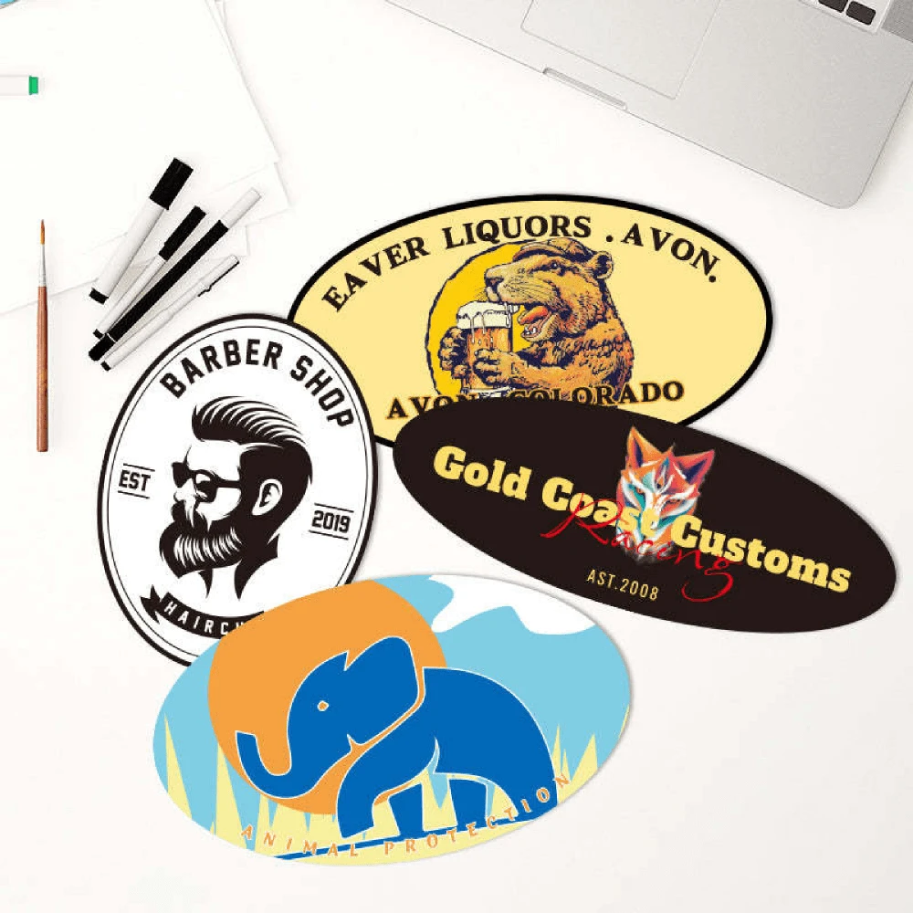 100pcs 1.0-2.0 Inch Round/Square/Custom Shape Label Stickers, Holiday ...