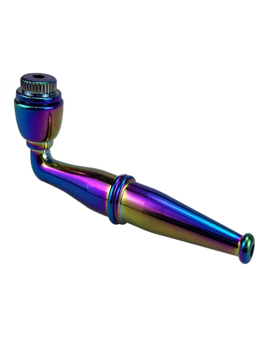 1 Metal Zinc Alloy Pipe, Colorful, 10 Cm Long, Detachable Double ...