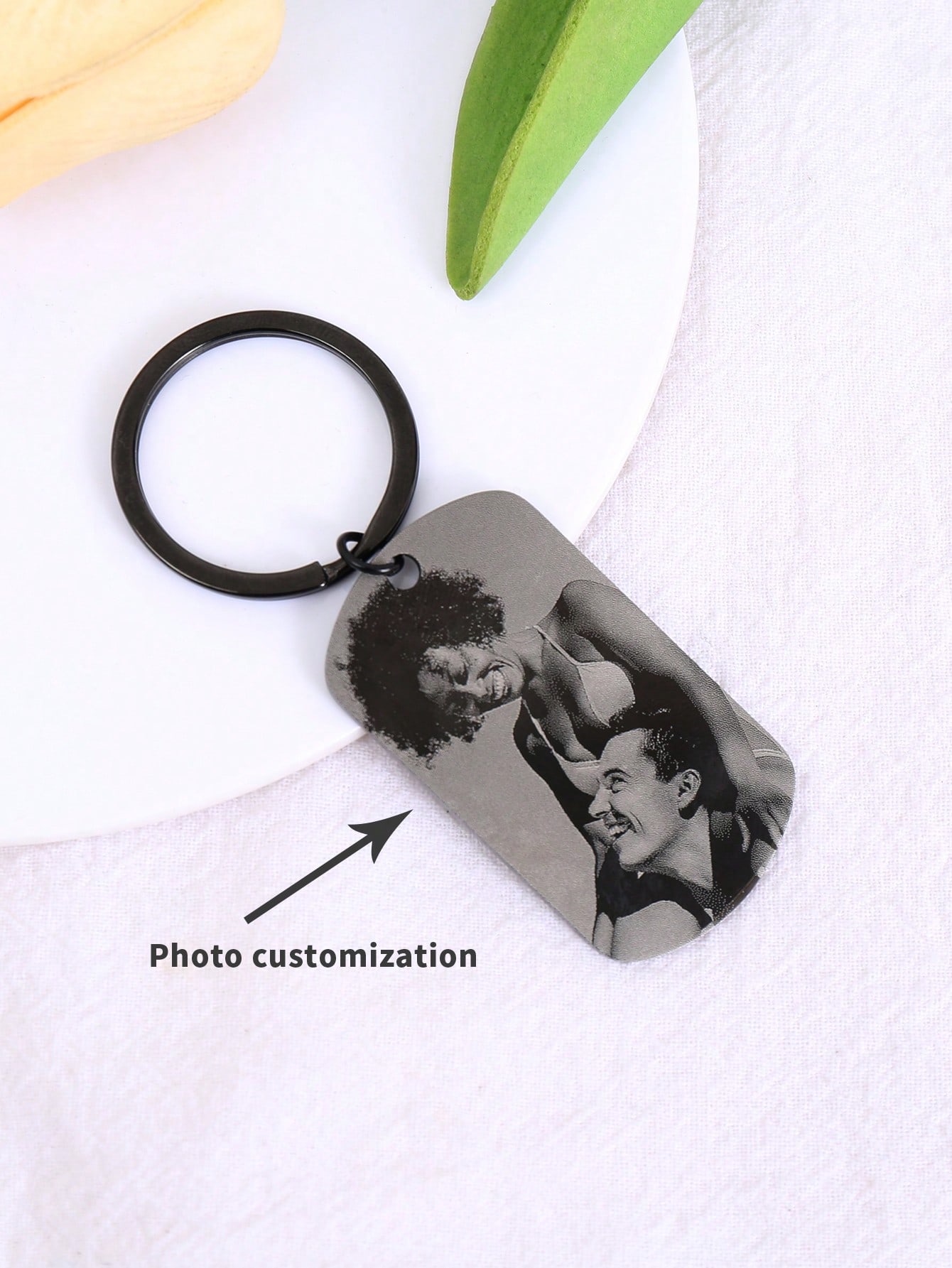 DIY Stainless Steel Laser Engraved Keychain, Suitable For All Seasons ...