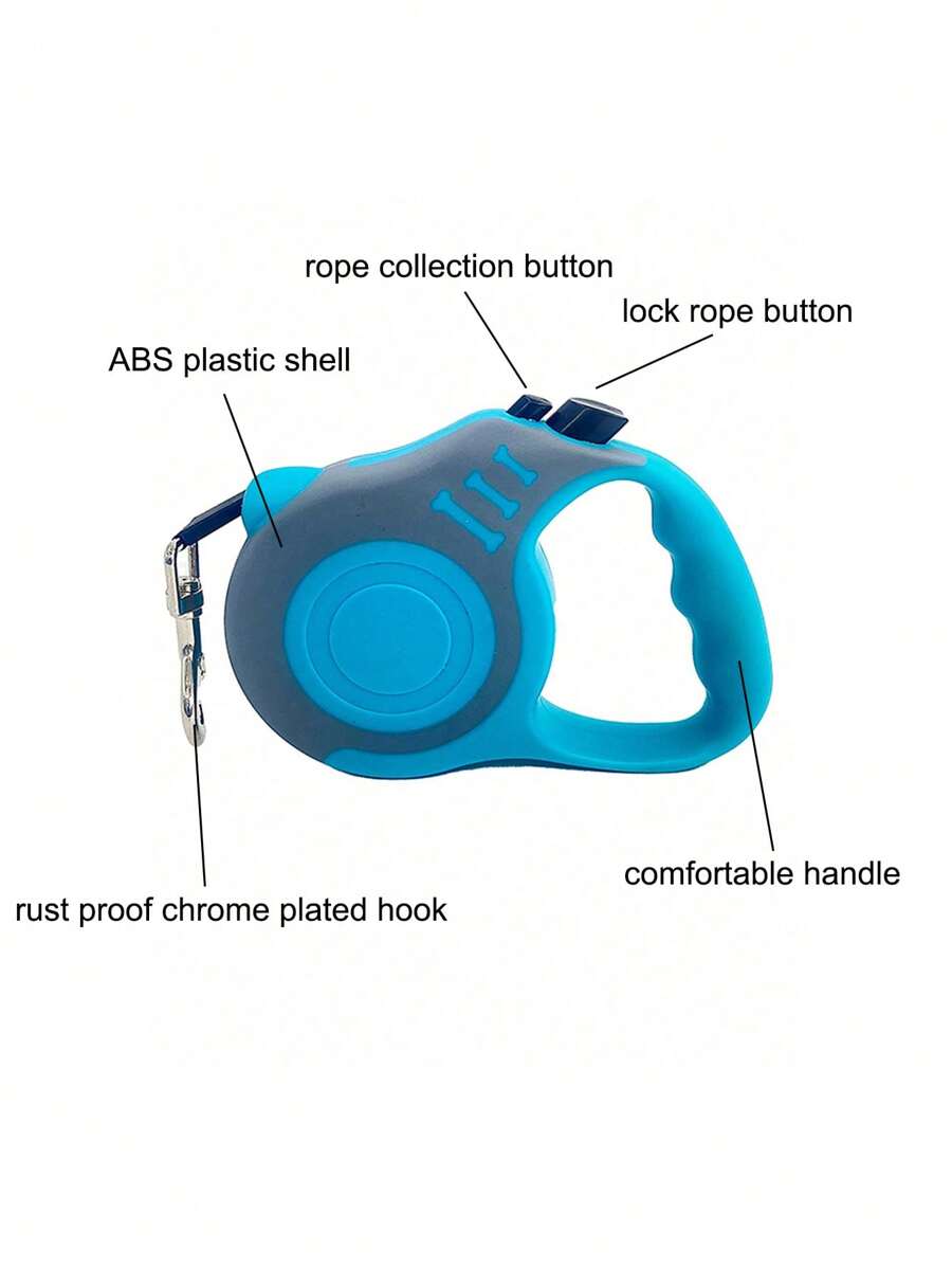 1 Pc Retractable Pet Leash Restraint For Medium & Small Dogs, Automatic ...