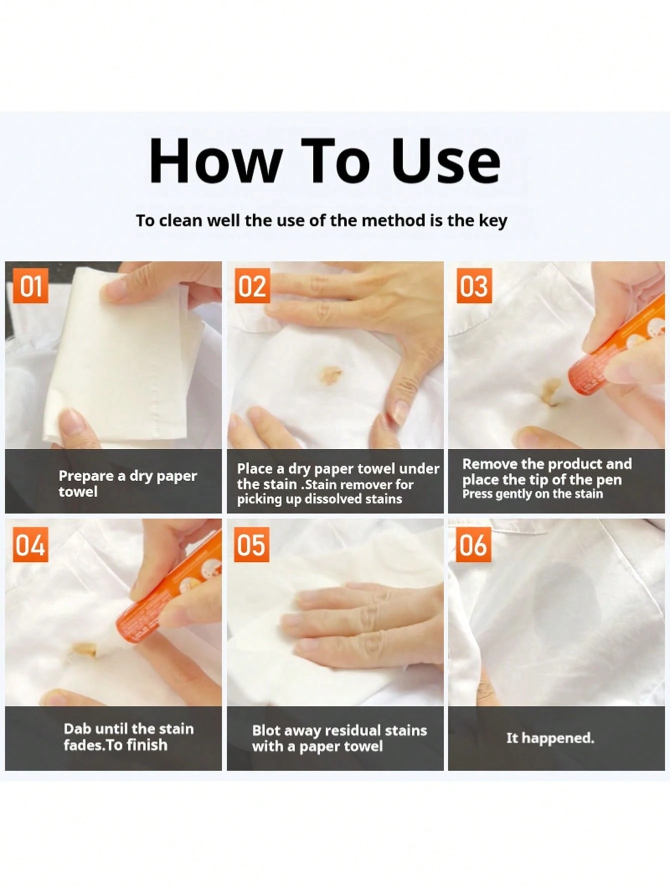 Portable DetergentPen-Portable Rinse-Freefabric Cleaner With Lowodor ...