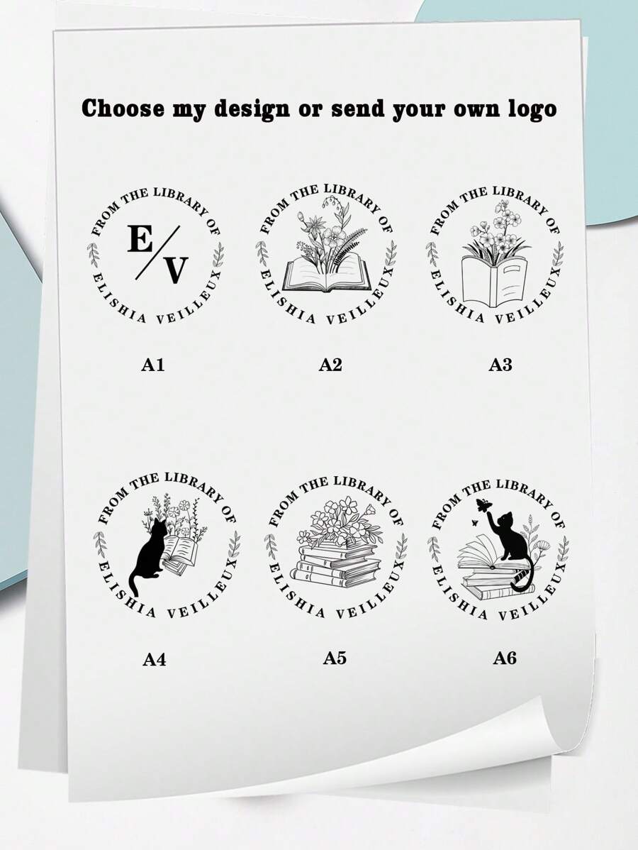 Personalized Book Embosser/Custom Book Embosser/From The Library Of ... Personalized Book Embosser/Custom Book Embosser/From The Library Of ...