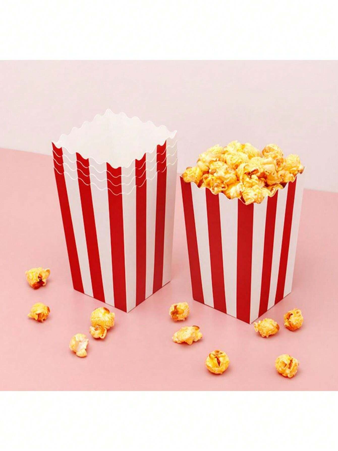 10pcs Popcorn Box Buckets Movie Night Fries Cup Snack Containers ...