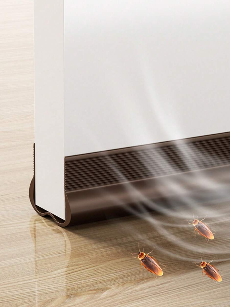 1pc PVC Adjustable Door Draft Stopper, Insulating Seal Strip To Block ...