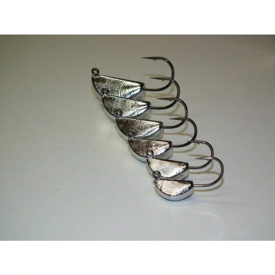 10 TOG SHEEPSHEAD JIGS 32824 Hooks Unpainted Blackfish 1/2oz-3oz HOOK ...