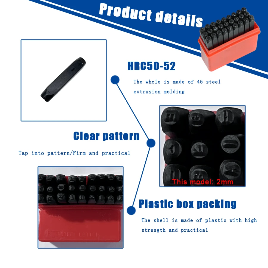 27pcs Letter Stamping Set - Includes A-Z And 1 Extra Symbol - DIY ...