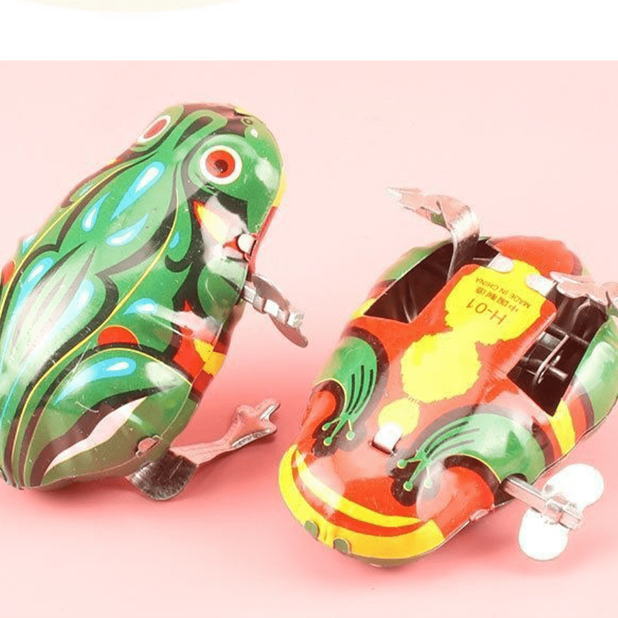 Tin Frog Animal Model Toy, Realistic Animal Collectible Toy, Desktop ...