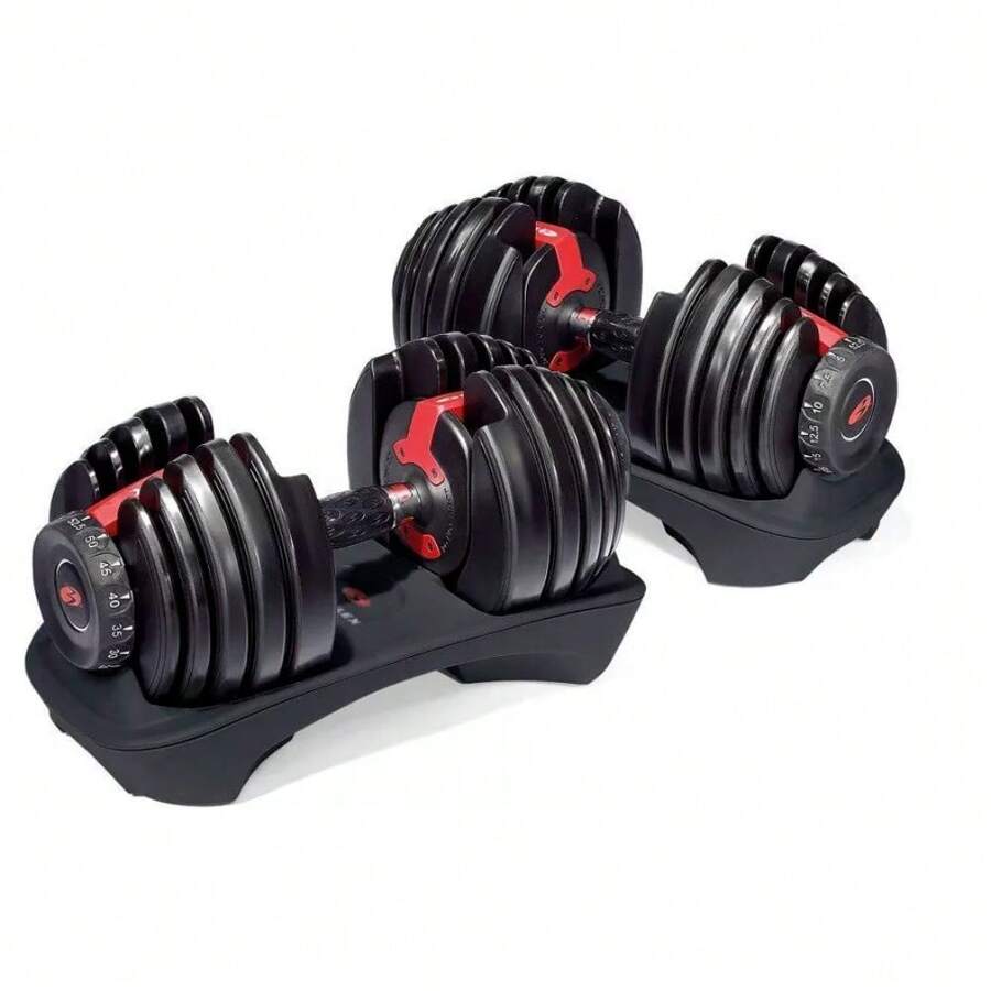 NEW - OPEN BOX Bowflex SelectTech 552 Adjustable Dumbbells 1 Pair = 2 ...