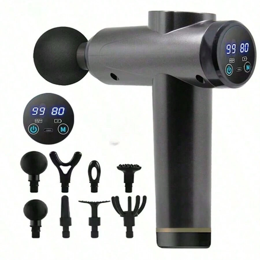 Nieuwe fasciale massagepistool spierontspanningsvibratiemachine nek rug ...