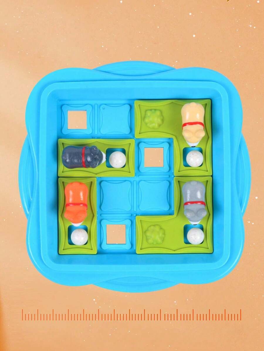 1 Piece Sliding Puzzle Huarong Road, Kids Capability & Intelligence ...