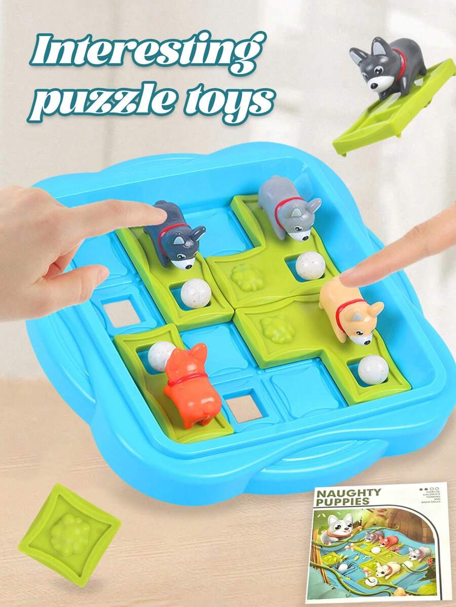 1 Piece Sliding Puzzle Huarong Road, Kids Capability & Intelligence ...