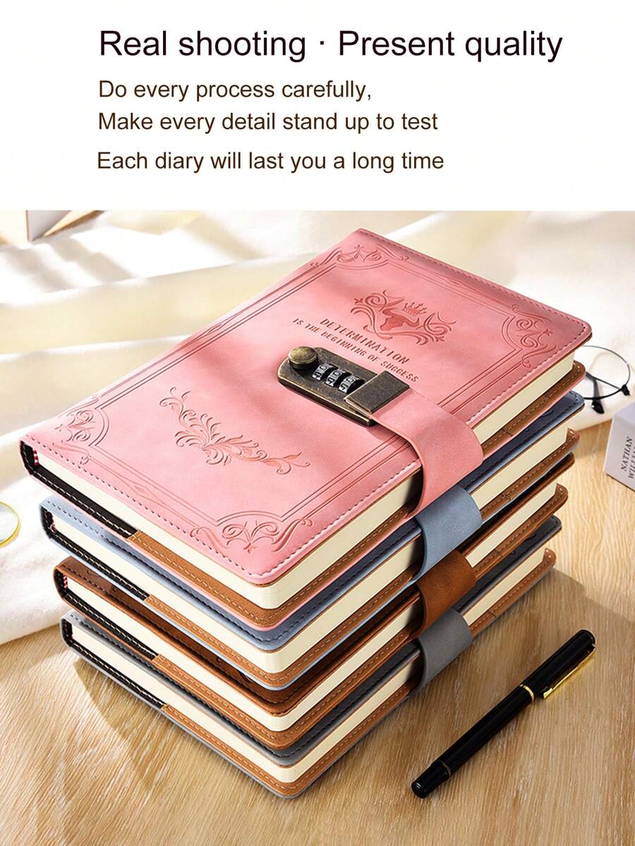 1pc Vintage Design Cover Notebook | SHEIN USA