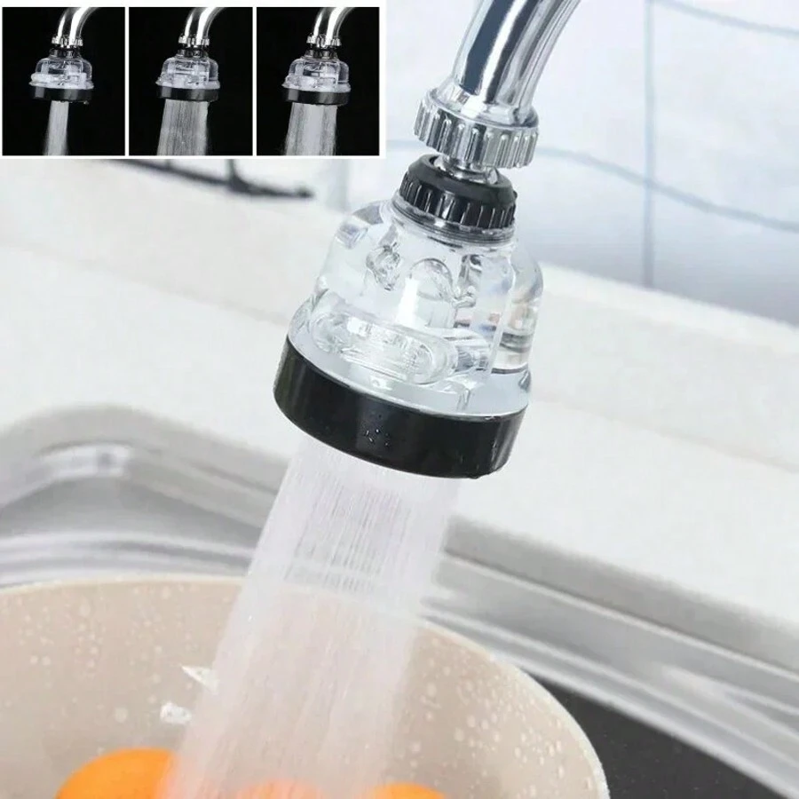 360 Degree Rotating Aerator Tap Swivel Faucet Nozzle Filter Sink ...
