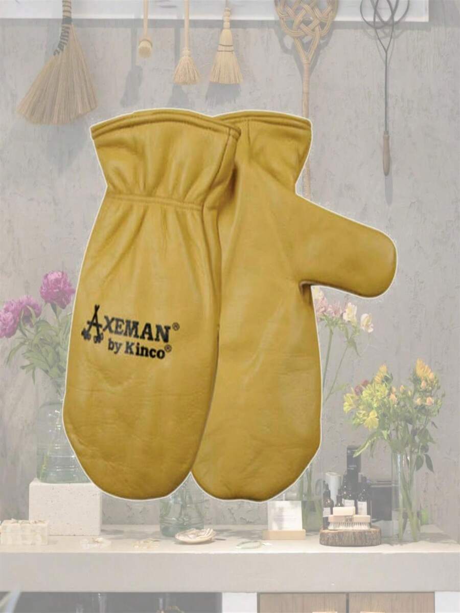 Kinco 1930 L Men Grain Cowhide Leather Chopper Mitten - Large | SHEIN USA