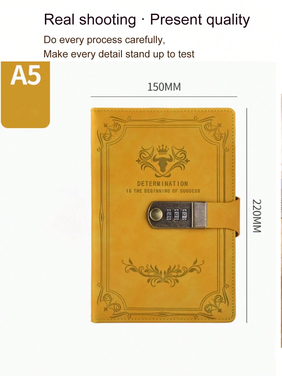 1pc Vintage Design Cover Notebook | SHEIN USA