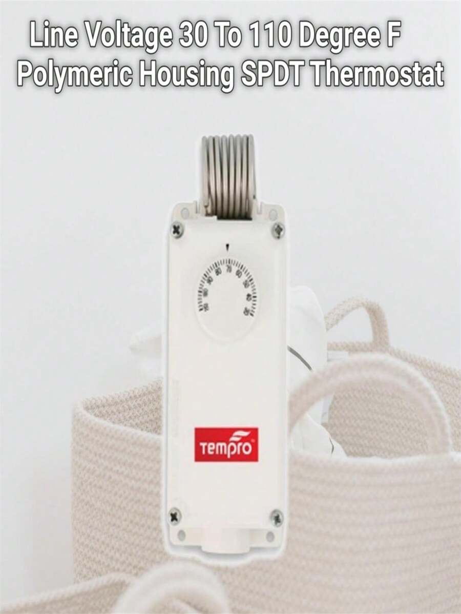 Tempro TP508 Line Voltage 30 To 110 Degree F Polymeric Housing SPDT ...