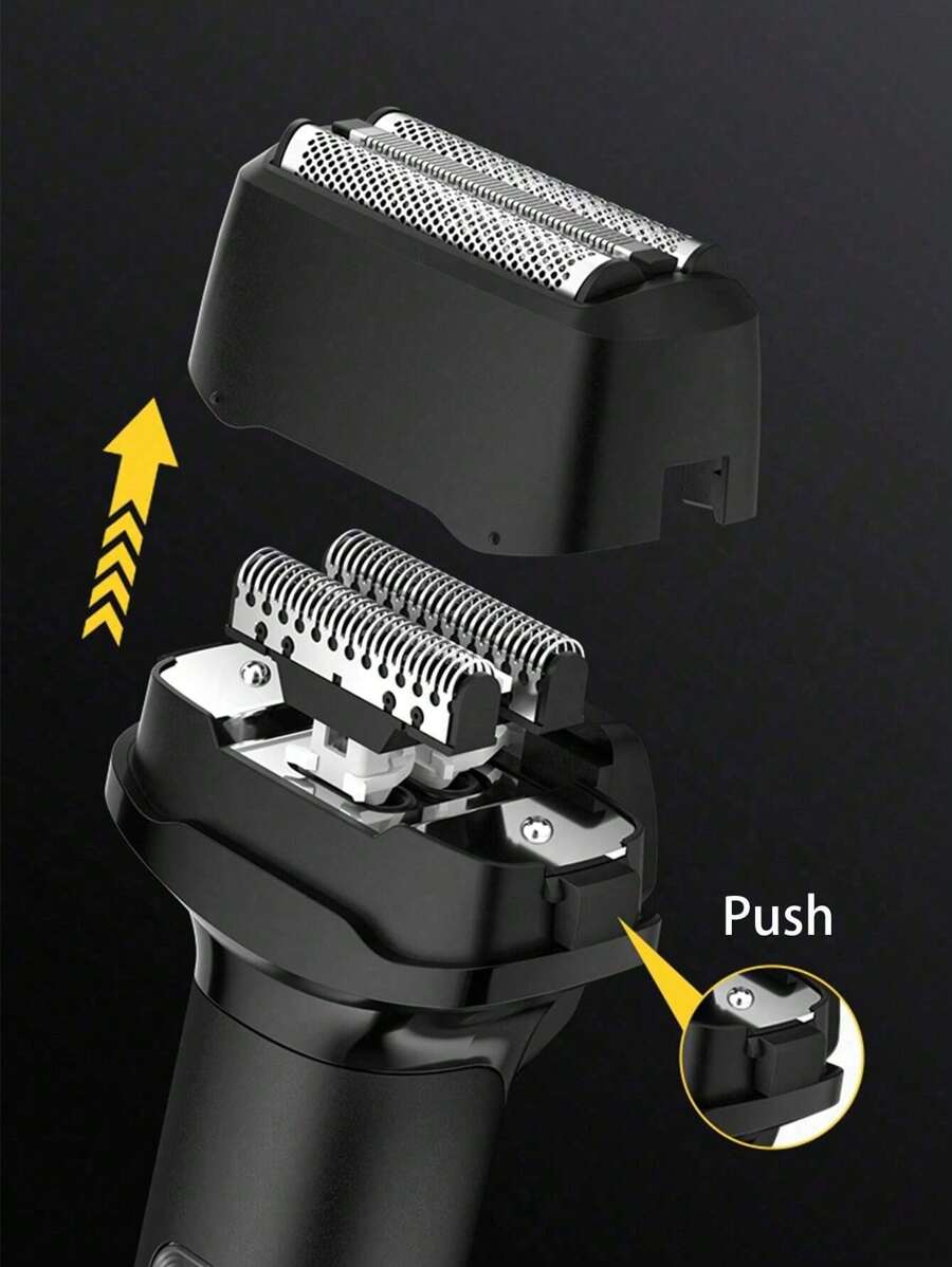 Men's Shaver Rechargeable Men Beard Shaving Machine Face Trimmer ...