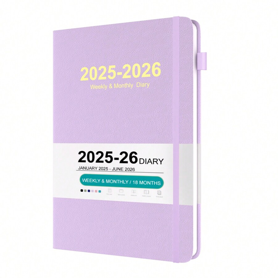 A5 Hardcover Planner 2025-2026 - Weekly & Monthly Organizer With Tabs ...