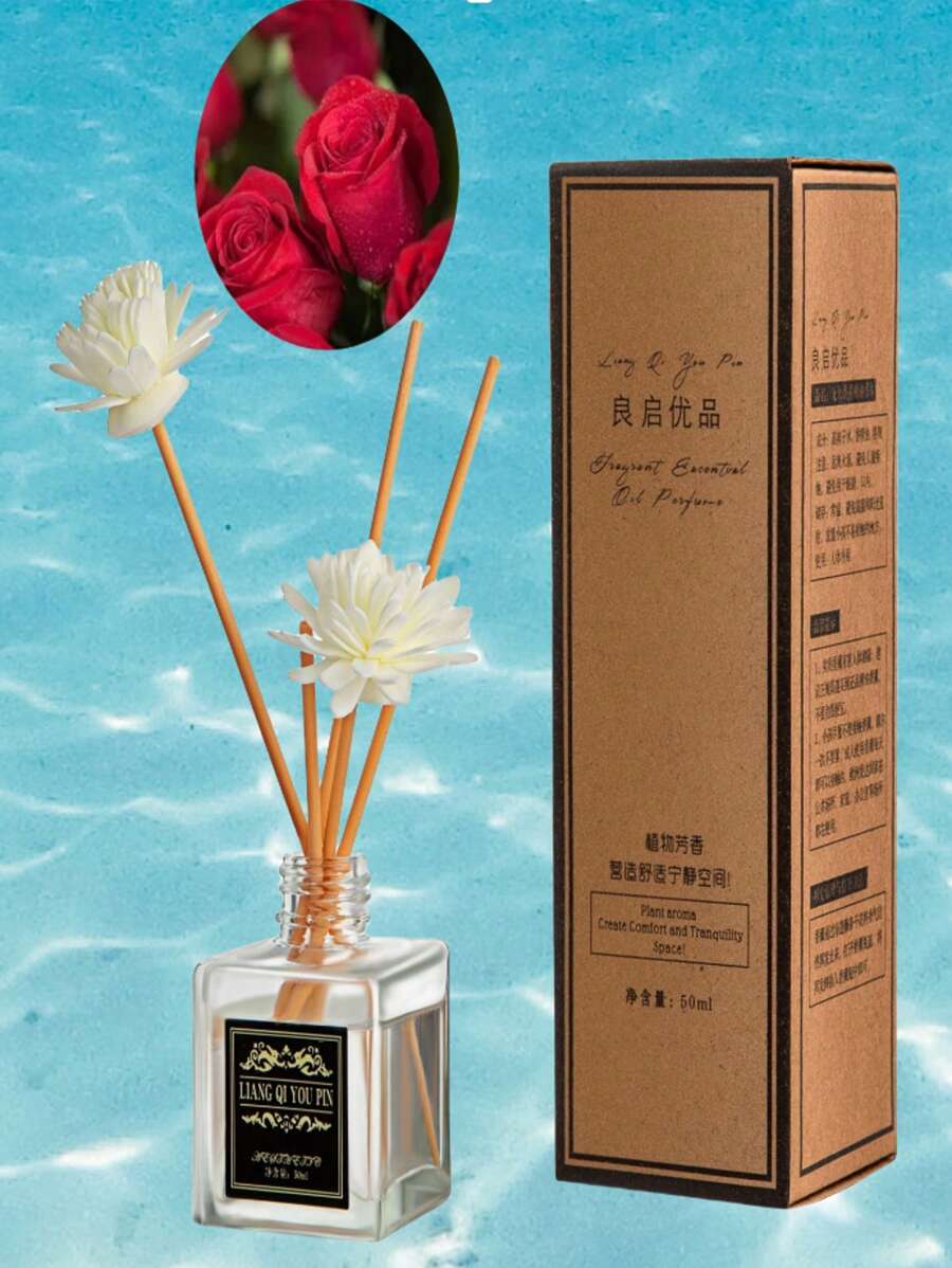 Fire Free Aromatherapy 50ML Hotel Indoor Rattan Incense Room Air Freshener Toilet Permanent Air ...