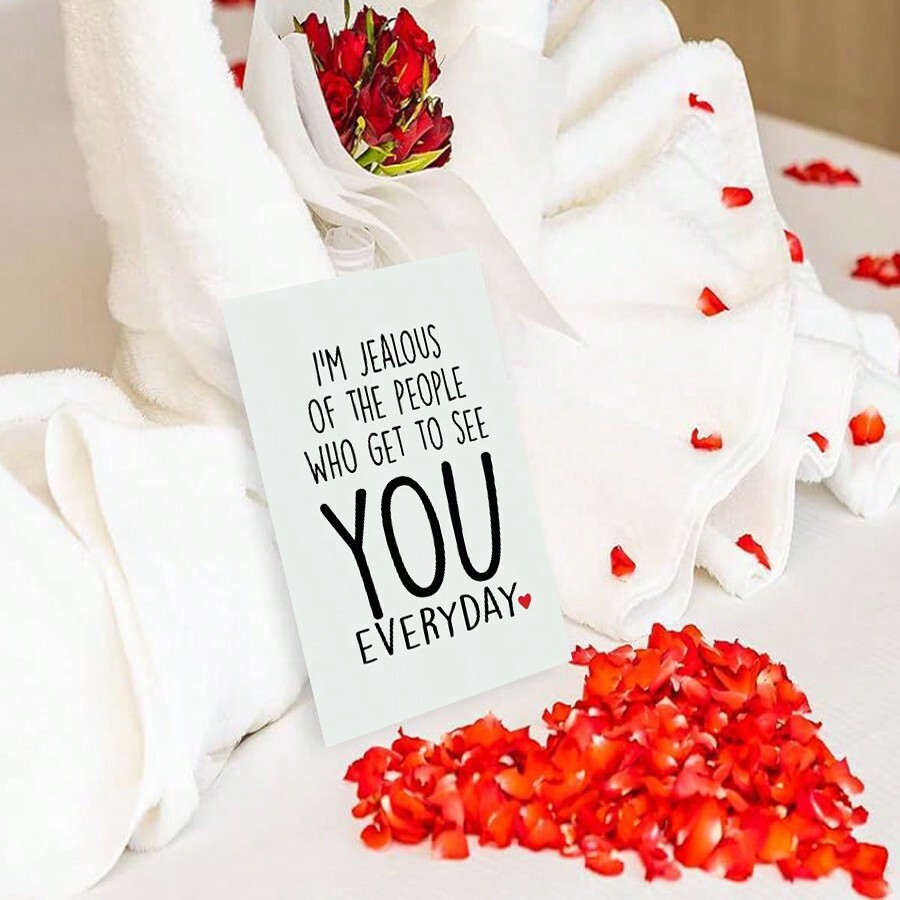 4 Pcs Love Expression Greeting Cards, Approx. 5*7 Inch, DIY Cards ...