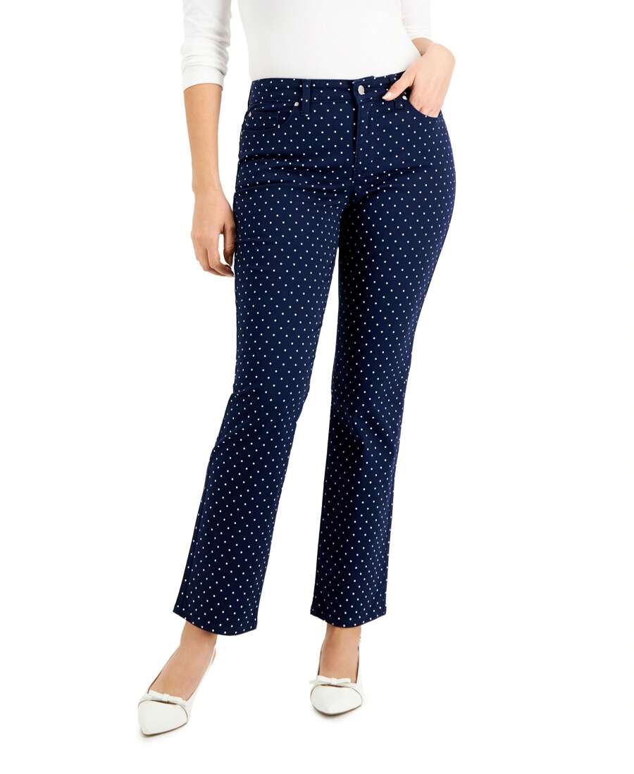 Charter Club Lexington Dot Jeans | SHEIN USA