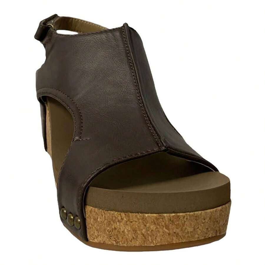 Corkys Footwear Cork Wedge Sandal | SHEIN Malaysia