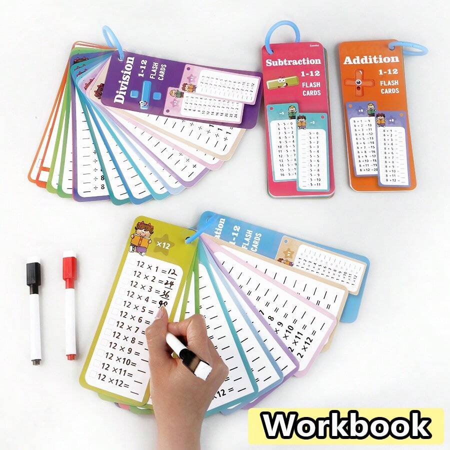 1set Reusable Math Addition Subtraction Multiplication Division ...