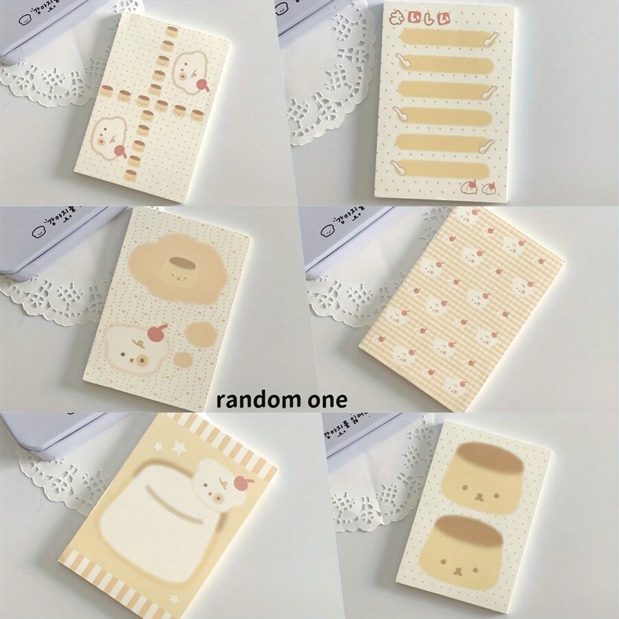 50 Sheets/Pack - Cute Inspiration Notebooks: Caramel Pudding Series ...