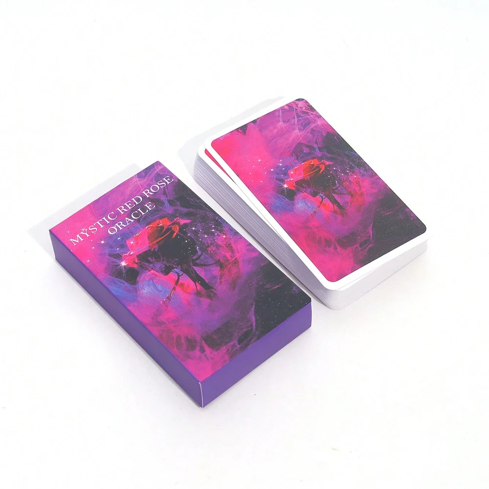 BARAJA DE CARTAS DEL ORÁCULO DE LA ROSA ROJA MÍSTICA DE 53 CARTAS - EL ...
