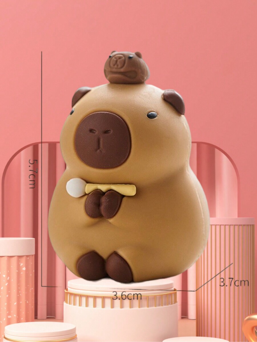 1pc Guinea Pig Capybara Three-Dimensional Decoration Capybara Office Decoration Desk Decompress ...