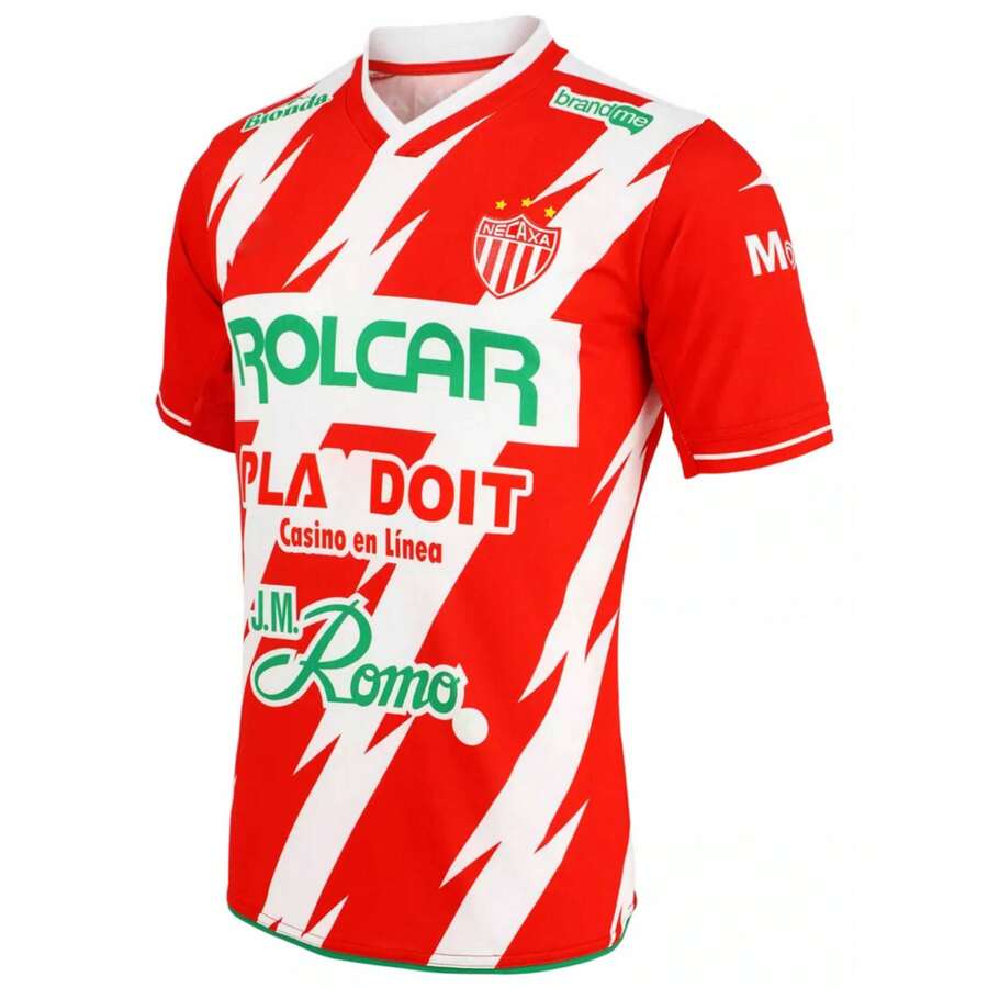 Mexico Necaxa Red Home Soccer Jersey Season 2024-2025 | SHEIN Brasil