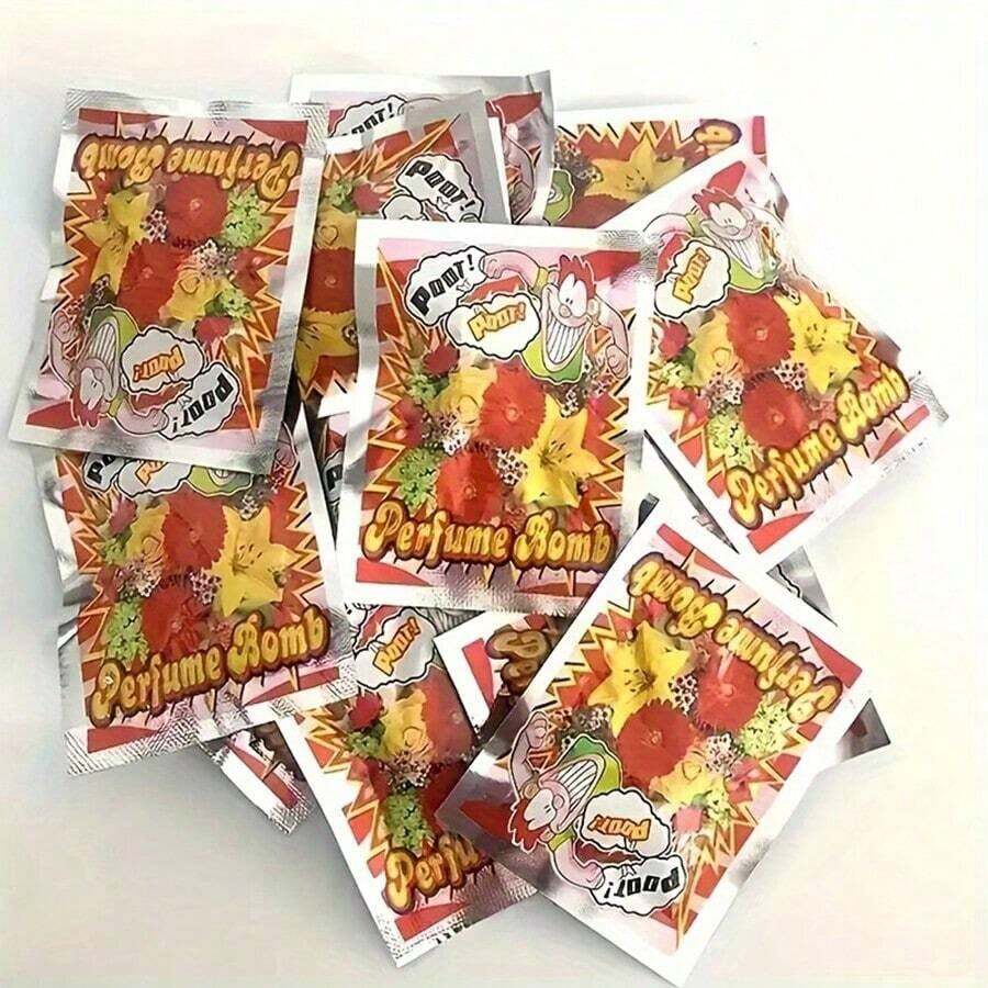 100pcs/Funny Stinky Prank Throwing Toys Prank Fart Smell Pack, Long ...