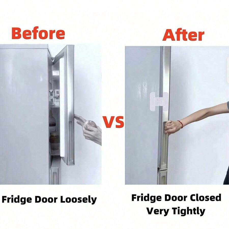 6pcs Universal Refrigerator Door Safety Lock, Automatic Latch Anti ...