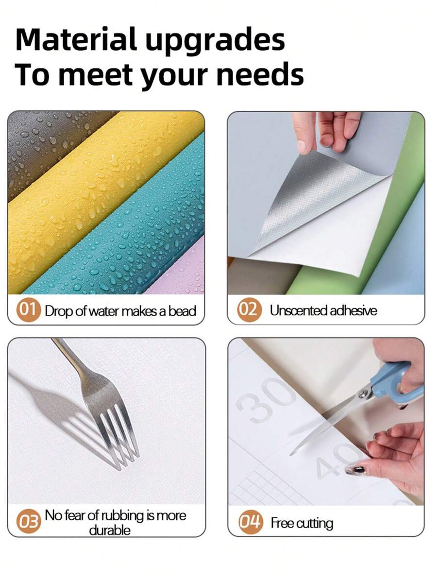 1 Pc Waterproof And Heat Resistant Easy Paste Self-Adhesive Kitchen ...