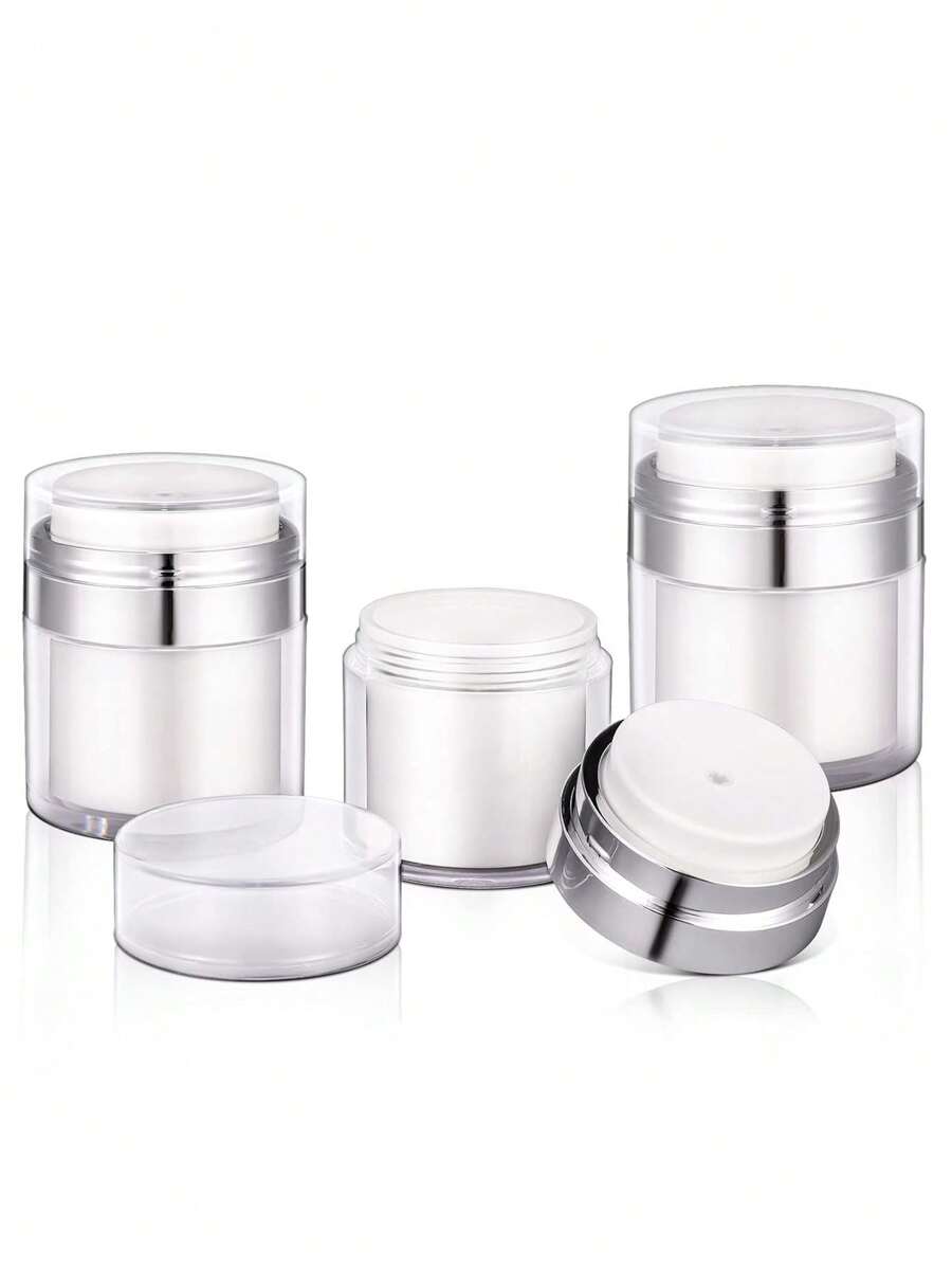 Airless Pump Tank Acrylic Airless Container Portable Refillable ...