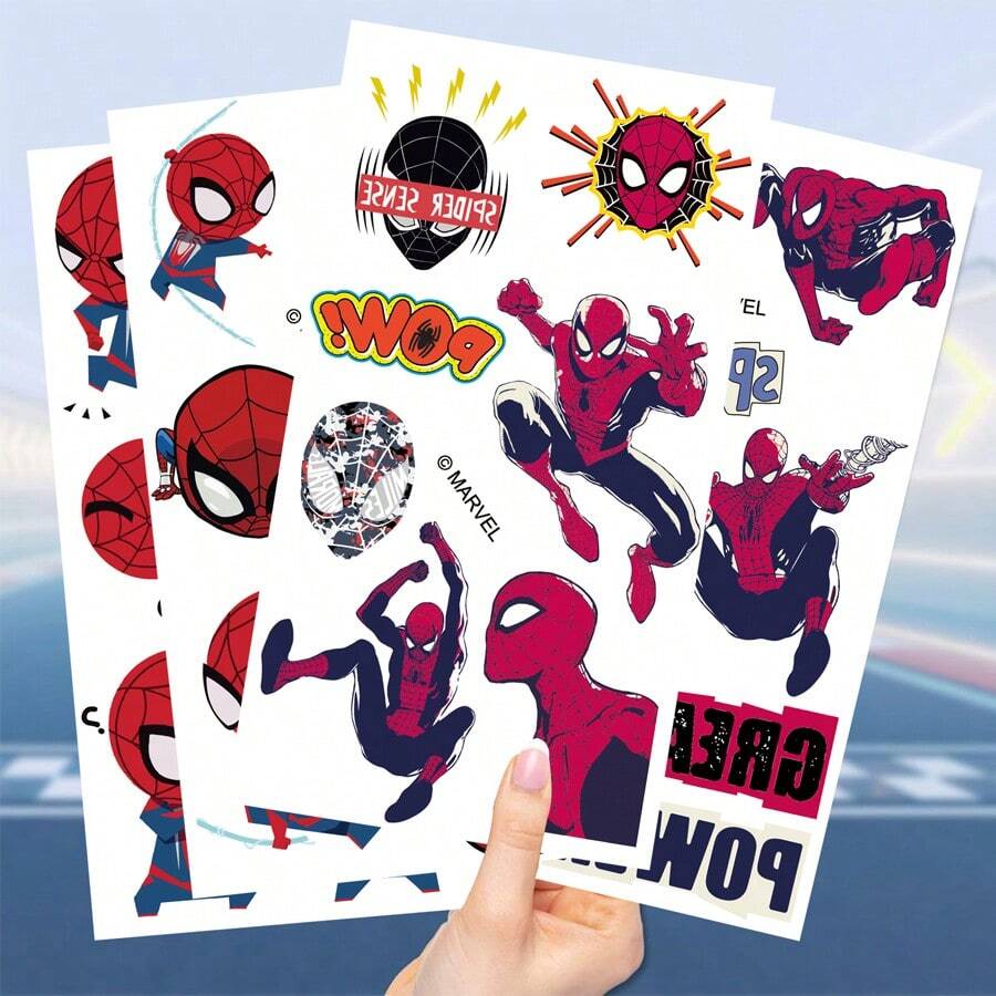 Disney 1set 20PCS Spider-Man Tattoo Stickers Waterproof Transfer ...