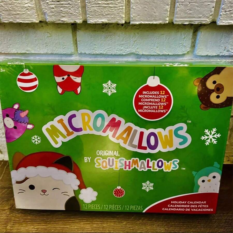Christmas 24 Micromallows Holiday Advent Calendar, 2024 Squishmallows ...