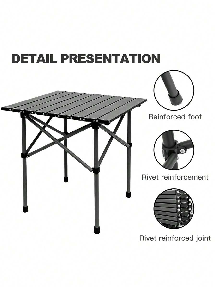 Ultralight Outdoor Compact Camping Side Table Folding Camp Table ...