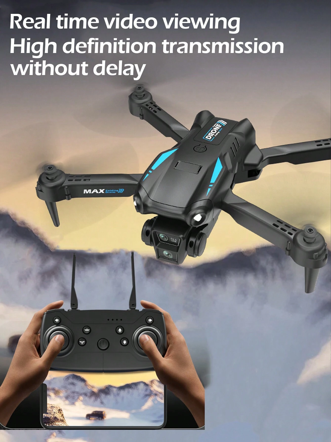 M16, Drone, Cámara dual HD, Evasión inteligente de obstáculos, Hovering ...