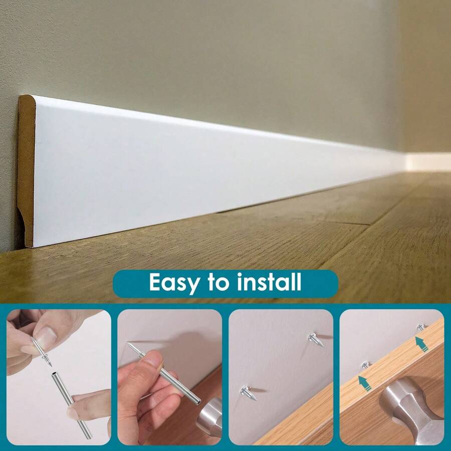 400Pcs Double-Head Skirting Thread Seamless Nail Metal Skirting Line ... 400Pcs Double-Head Skirting Thread Seamless Nail Metal Skirting Line ...
