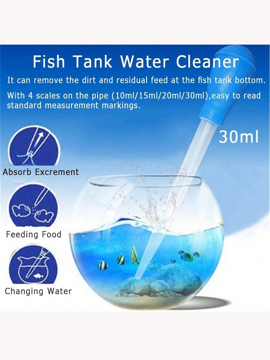 Échangeur d'eau manuel pour aquarium, compte-gouttes pour aquarium, 1 ...