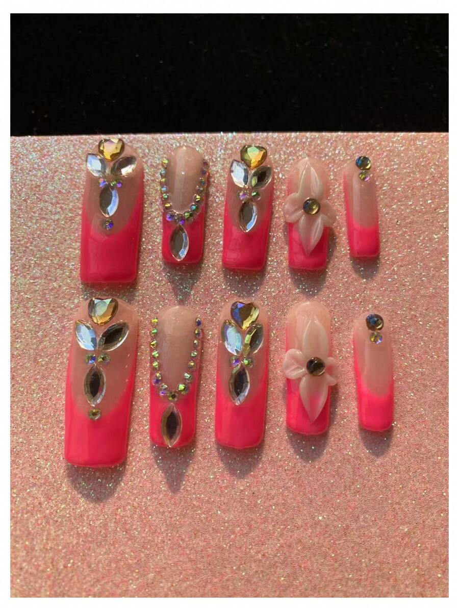 Pure Hand Wear Nail 3D Three-Dimensional Carving Pure Hand Method ...
