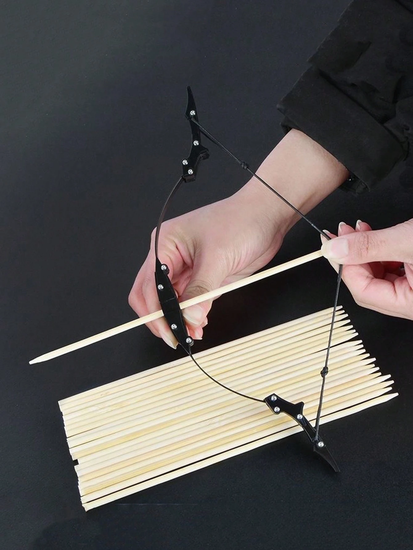 Mini Recurve Bow And Arrow, Micro Archery Bow, Traditional Pull Back ...