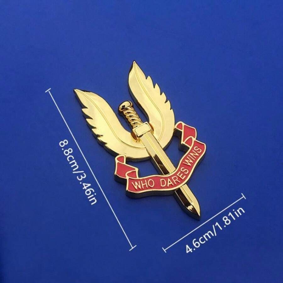 1pc Copy Task Force Badge Chapter 3D Car Sticker Who Dares Wins Flying ...