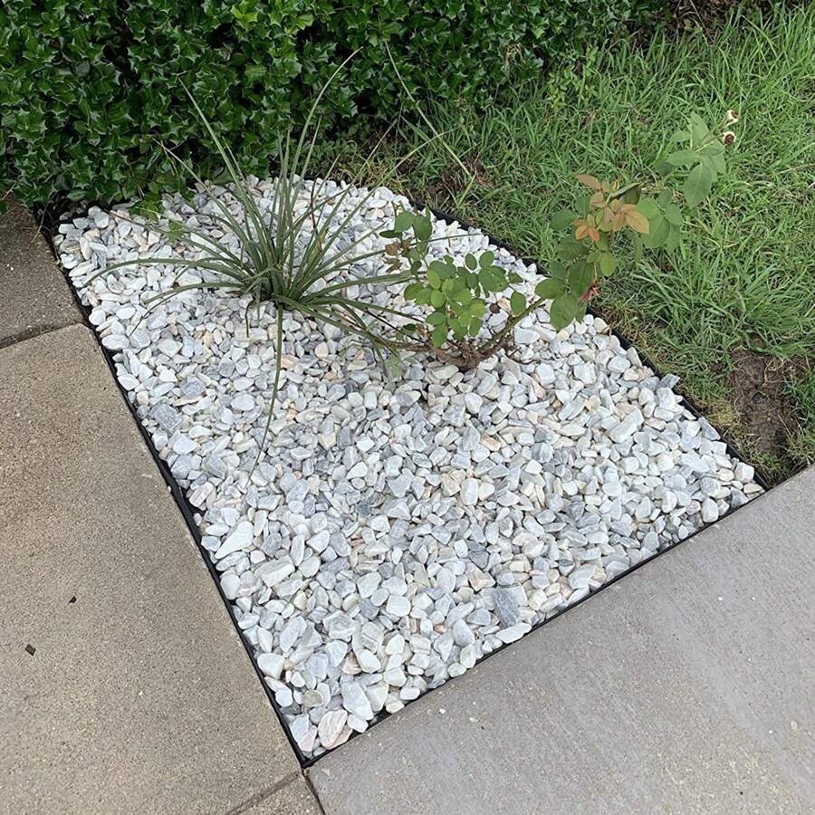 Landscape Edging Border With Spikes, Simple Installation No Dig Weather-Resistant Versatile ...