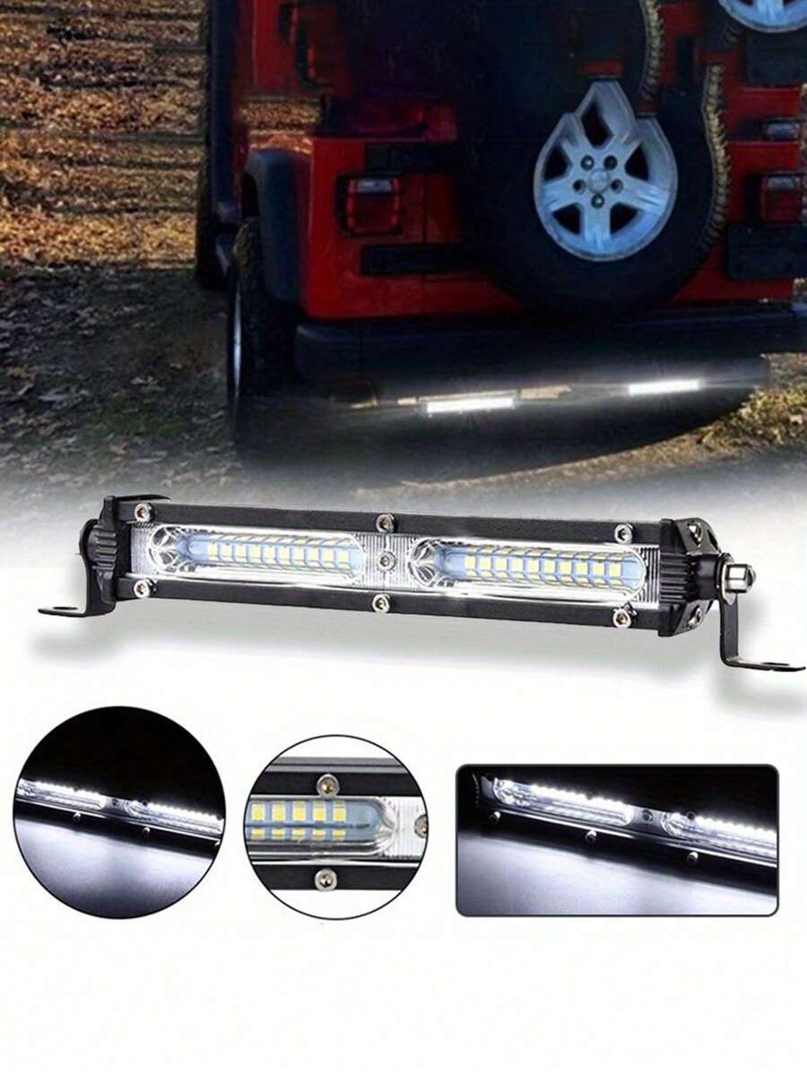 7IN/14IN/20IN Car LED Strip Work Light Ultra-Thin Single Row Grille ...