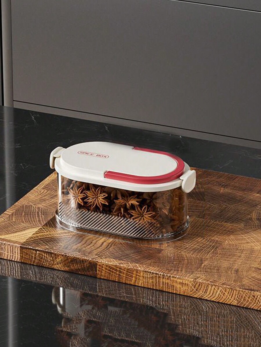 Spice Storage Box, Onion Garlic Ginger Condiment Jars, Stackable ...