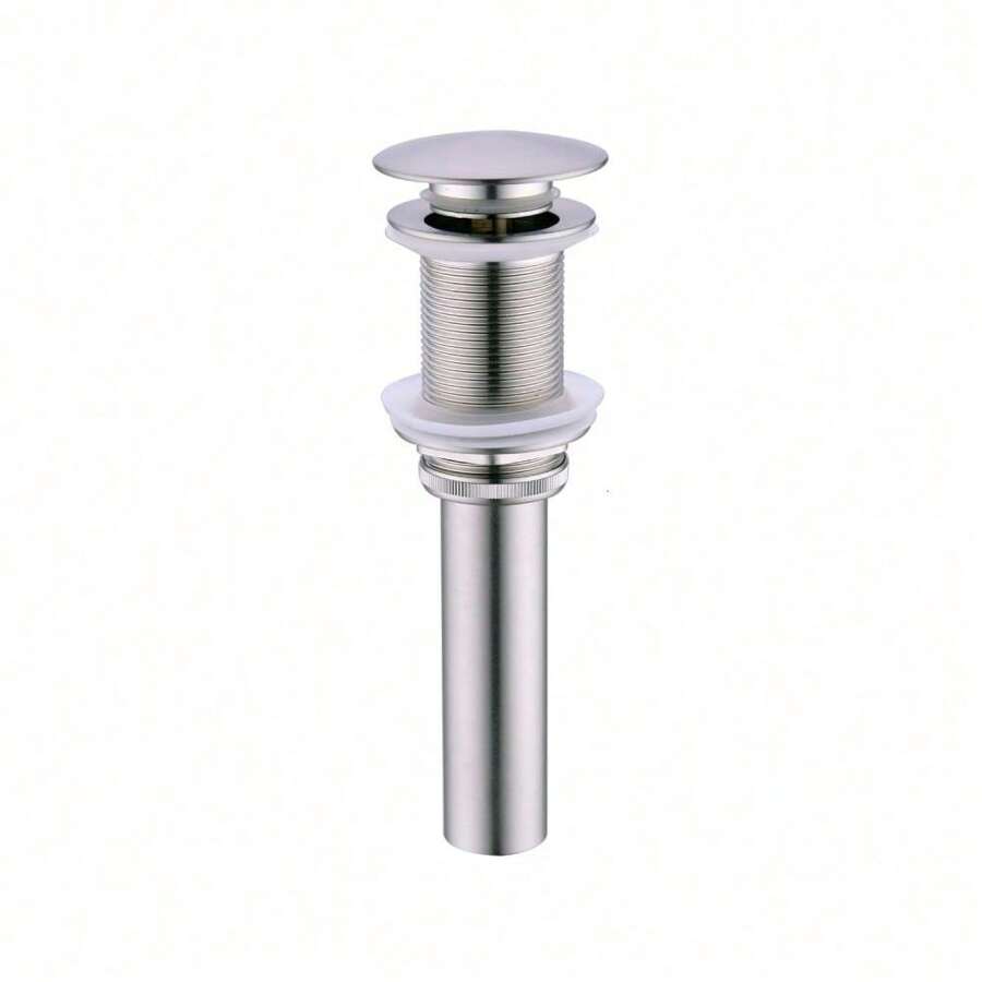 Wall Mounted Bathroom Sink Faucet With Pop-Up Drain (No Overflow ...