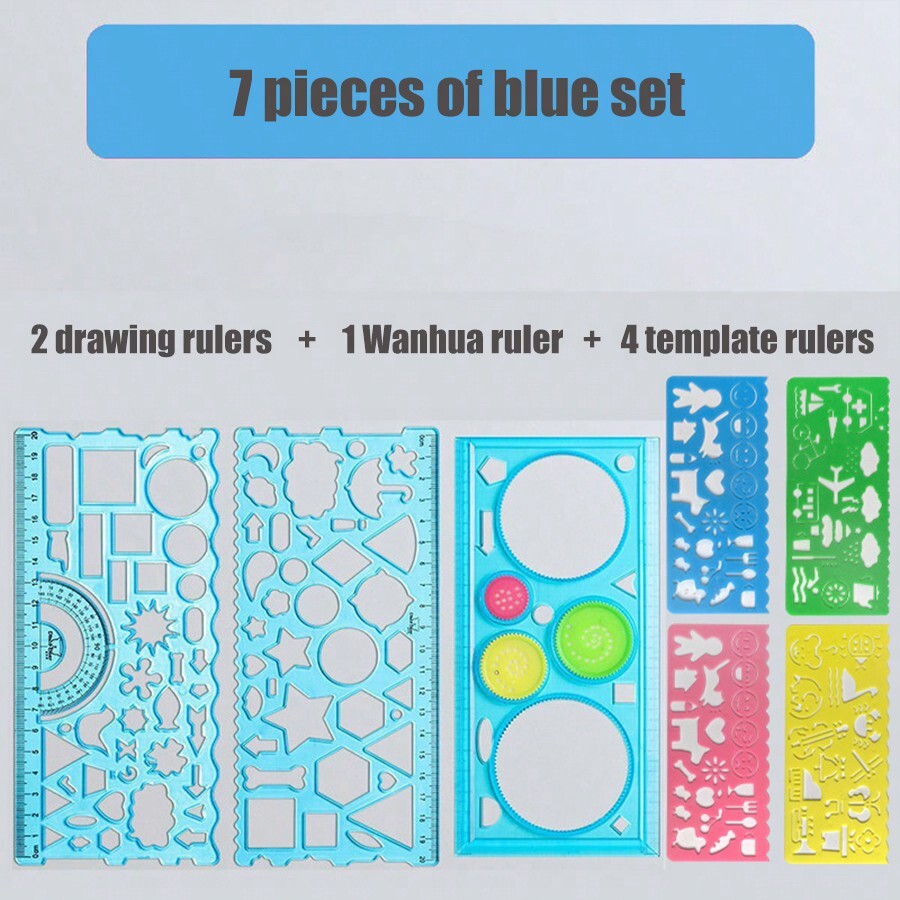 Multifunctional Ruler Set, Drawing Ruler, Drafting Ruler, Drafting Tool ...